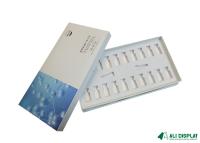 China Blue EVA 200gsm Cardboard Cosmetic Packaging 35cm Cosmetic Product Boxes for sale