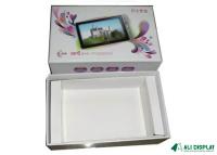 China AI 200gsm Packing Boxes With Lids 20x5 Cm Magnet White Square Gift Box for sale