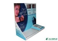 China Pantone 15cm Cosmetic Display Boxes CMYK Skin Corrugated Paper Box for sale