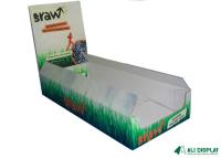 China CCNB Green Cosmetic Display Boxes Pdq 450mm Counter Tool for sale