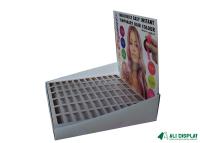 China PDQ Pocket Cosmetic Display Boxes CDR Folding Cardboard Box for sale