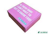 China CMYK PSD Corrugated Gift Box 5cm  Small Foldable Gift Boxes for sale