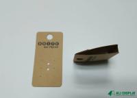 China 90mm Necklace Coloured Paper Card CDR CMYK Kraft Paper Card for sale