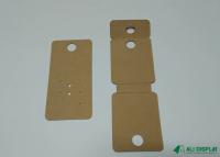 China 90mm Necklace Coloured Paper Card CDR CMYK Kraft Paper Card for sale