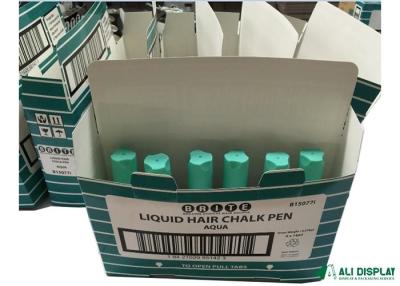 China Pen Chalk UV CDR Custom Cosmetic Box Packaging Offset Printing Box 25cm Lid Tray for sale