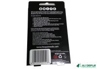 China Small 150mm Cosmetic Packaging Boxes Paper Debossing Hanging Display for sale