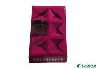 China Glossy Coated 250mm Retail Cardboard Counter Display Stands Boxes CCNB for sale