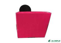 China Corrugated 250mm Cosmetic Display Boxes  CMYK Hair Kraft Carton Box for sale