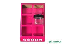 China Corrugated 250mm Cosmetic Display Boxes  CMYK Hair Kraft Carton Box for sale