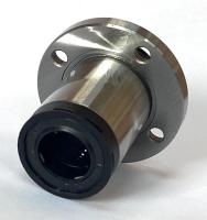 China Flange Type LINEAR MOTION Bearing With Accuracy precision 58~62 Hardness for sale