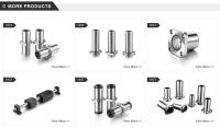 China 20mm Round Flange Linear Bearing For Sliding Shafts Anticorrosive for sale