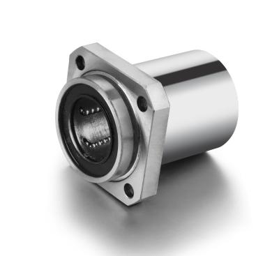 China LMKP Series Round Flange Unit Bearing With Nylon Retainer / SUS Ball for sale