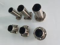China OEM SUS Steel Ball GCR15 Round Flange Bushing For Linear Motion for sale
