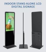 China 43 55 Inch Indoor Floor Stand LCD Digital Signage Advertising Playing Equipment Totem for sale