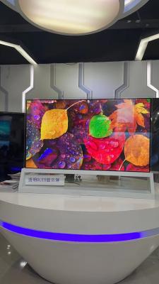 China 55 Inch 4G / 3G OLED Digital Signage Transparent Advertising Player for sale
