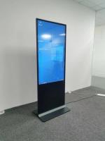China Black Interactive Touch Screen Kiosk Indoor 110V 43inch LCD Information Display for sale