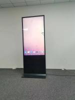 China Black Interactive Touch Screen Kiosk Indoor 110V 43inch LCD Information Display for sale