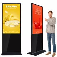 China Lcd Interactive 49 55 Inch Android Indoor Totem Floor Stand Kiosk Touch Screen for sale