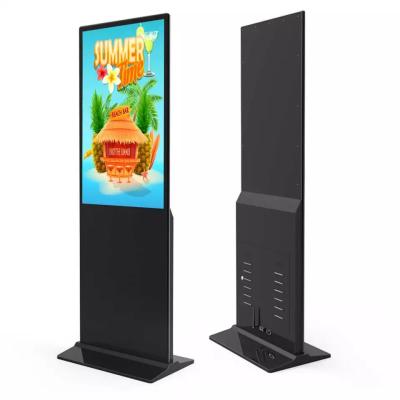China Indoor Floor Stand 55 Inch Wifi Touch Screen Kiosk Digital Signage for sale