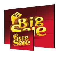 China Windows Android LCD 3D 2X2 Display Video Wall 4K Ad Player Controller for sale