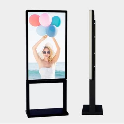 China 43 Inch Outdoor Digital Signage All Aluminum Wall Mounted High Brightness for sale