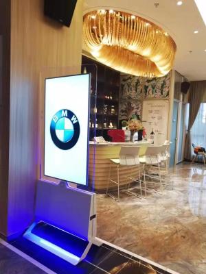China 43inch 55 inch OLED Transparent  Floor Standing Digital Signage Display 2k 4k  Resolution for sale