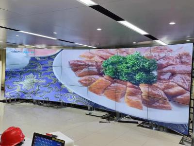 China Splice 2x2 Controller Lcd Video Wall Panels 3.5mm Bezel for sale