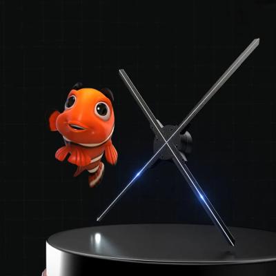 China Innovative Abs 3d Led Fan Hologram Holographic Projection Visual Advertising for sale