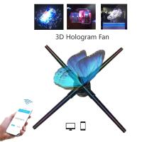 China Immersive Experience 65cm 3d Led Hologram Fan JPG / PNG Format Mesmerizing Display for sale