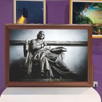 China Large 2K Digital Photo Frame Large Screen 100v 55 Inch Signage Free Standing for sale