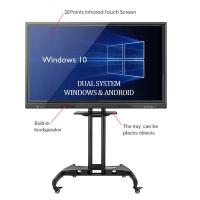 China Android Touch Screen Interactive Whiteboard with 10 Point IR Touch 86inch for sale