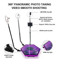 China Customizable LED Screen 360 Photo Booth With Automatic Spin Discounts Available for sale