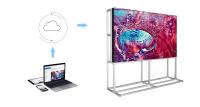 China 1.7mm Bezel 4k 55inch LG BOE SAMSUNG  LG LCD Video Wall Display 700 Cd/M2  3.5mm  0.88mm for sale