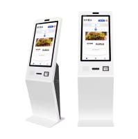 China 32 inch touch screen pos systems self pay service payment order kiosk for fast food restaurants for sale