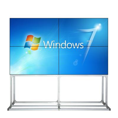 China Indoor Video Wall Monitor Advertising Display Narrow Bezel 2K 4K HD 55inch 2*2 for sale