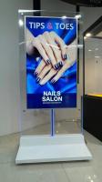 China 55inch Floor Stand LCD Advertising Player Digital Signage 1920*1080 for Shopping Mall for sale