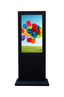 China Anti Theft 55inch 43inch Android Digital Signage Display with Tempered Glass Protection for sale