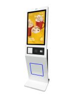 China 21.5 23.6 27 32 Inch Food Order Checkout Machine Touch Automatic Service Kiosk For Kfc/mcdonald/restaurant self payment kiosk for sale