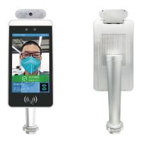 China 8 Inch Android 7.1 Face Recognition Temperature Measurement 50cm Camera Focus for sale