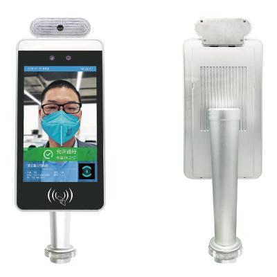 China 8 Inch Android 7.1 Face Recognition Temperature Measurement 50cm Camera Focus for sale