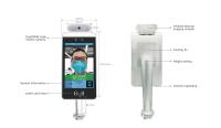 China FCC 80cm Face Recognition Temperature Measurement 300ms for sale