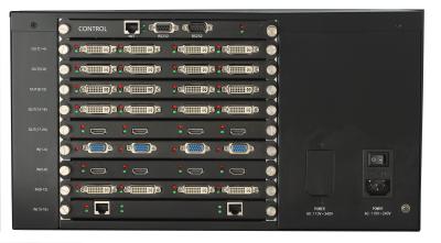 China PC Window 4k 2x2 Video Wall Processor Plug In VGA DVI Output for sale