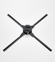 China Black AC240V 	3D Hologram Fan Dia 65cm Fixed On The Wall for sale