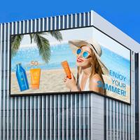 China P6.67 P8 P10 Full Color Giant Video Wall For Outdoor Advertising for sale