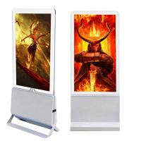 China Indoor Transparent Oled Screen Digital Signage Kiosk Double Sided 55 Inch for sale