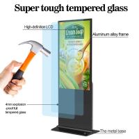 China Android Lcd Digital Signage Large Interactive Touch Screen 4k Ad Media Player for sale