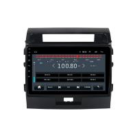 China Android 9.1 2Din IPS 10 inch 2.5D screen car gps radio navigation player for Toyota Land Cruiser 2007-2014 for sale