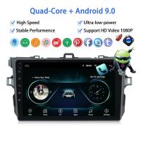 China Touch Screen Universal Multimedia 2 Din 9 Inch Audio Stereo Android 9 Car Radio for Corolla 2007-2013 for sale