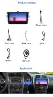 China Touch Screen Universal Multimedia 2 Din 9 Inch Audio Stereo Android 9 Car Radio for Corolla 2007-2013 for sale