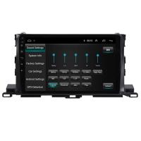 China Multimedia Stereo Car Audio DVD Player Quad Core Android 9.1 For Highlander 2015 for sale